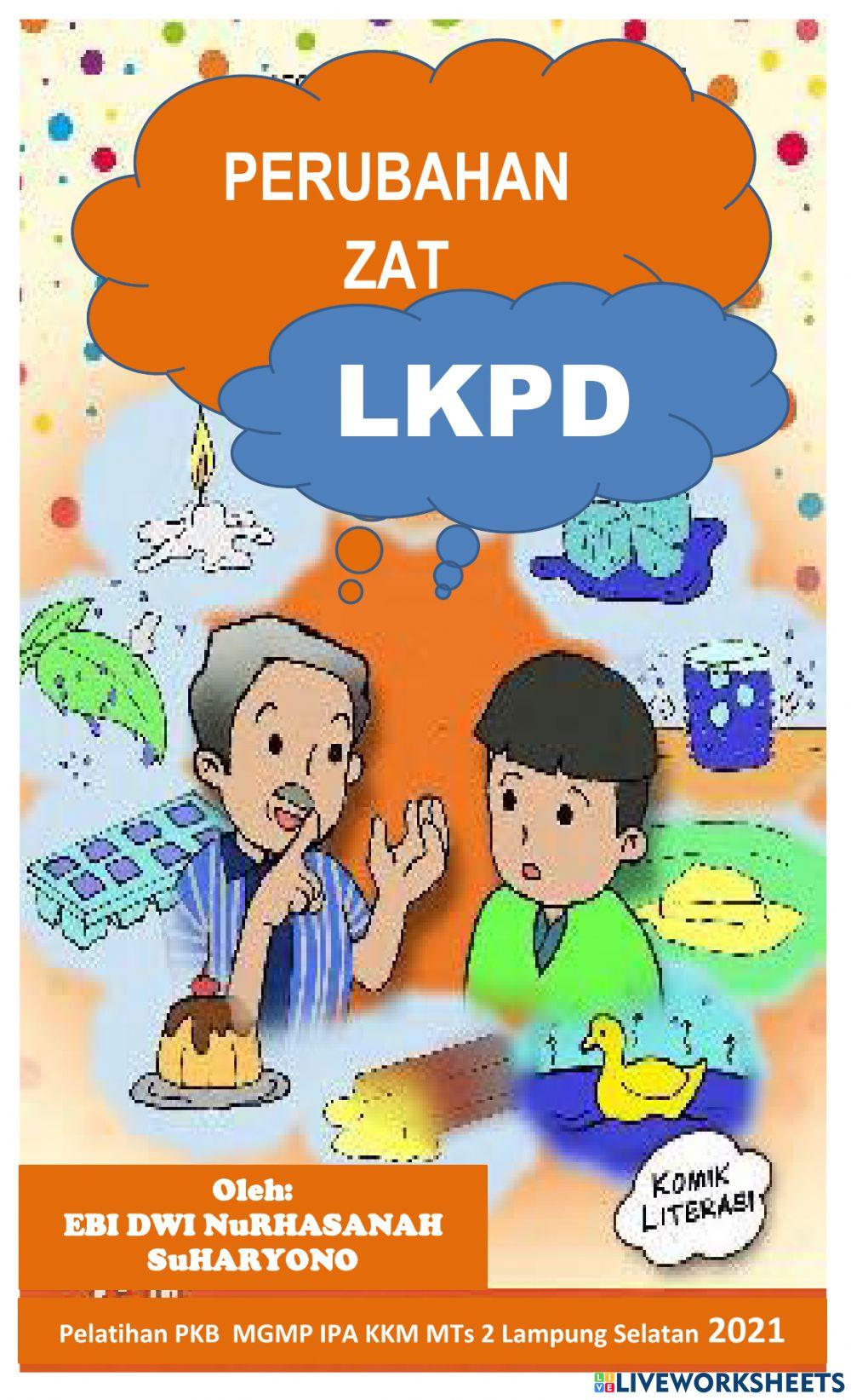 E-LKPD IPA kelas VII interactive worksheet | Live Worksheets