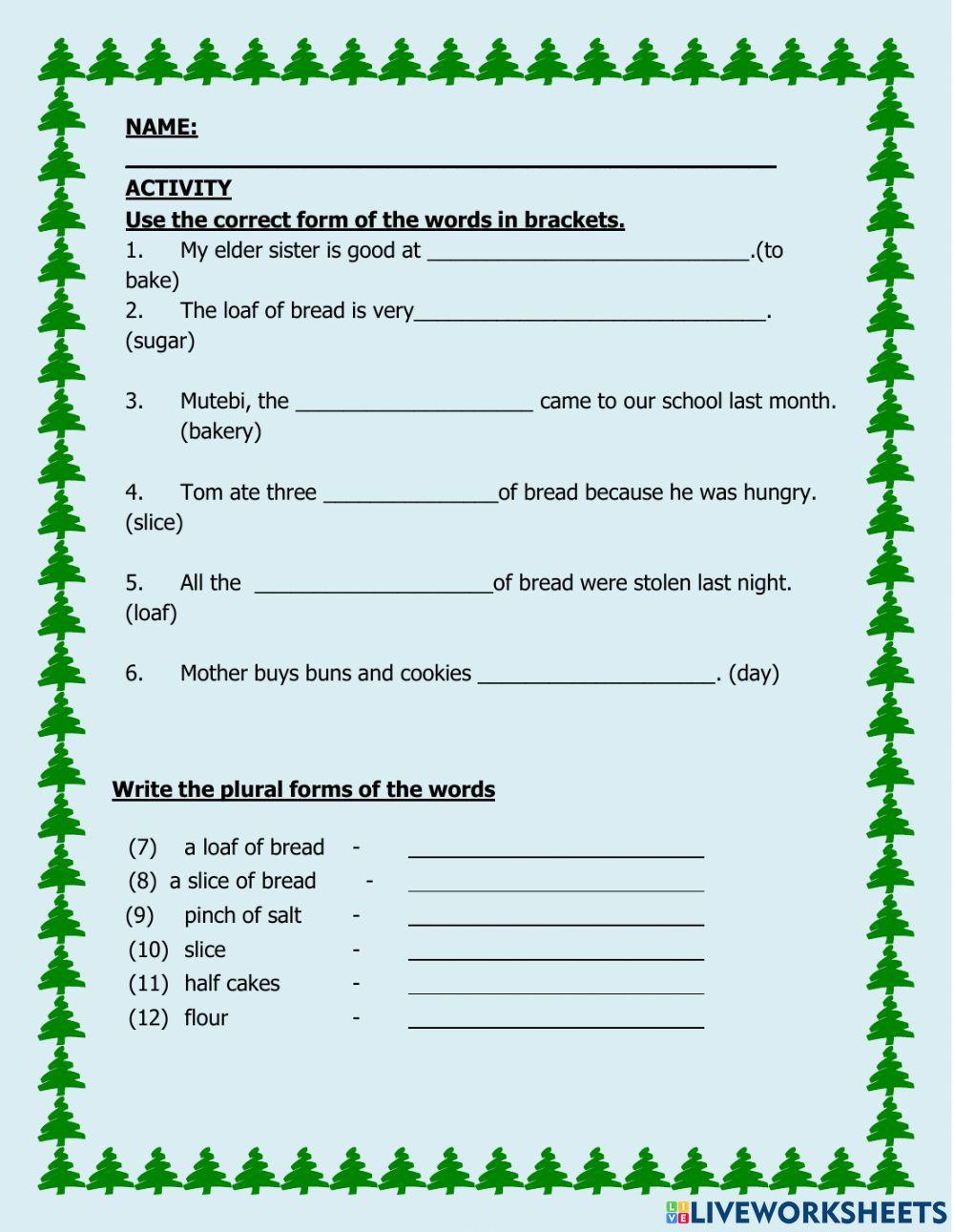 Comprehension online exercise for P6 | Live Worksheets