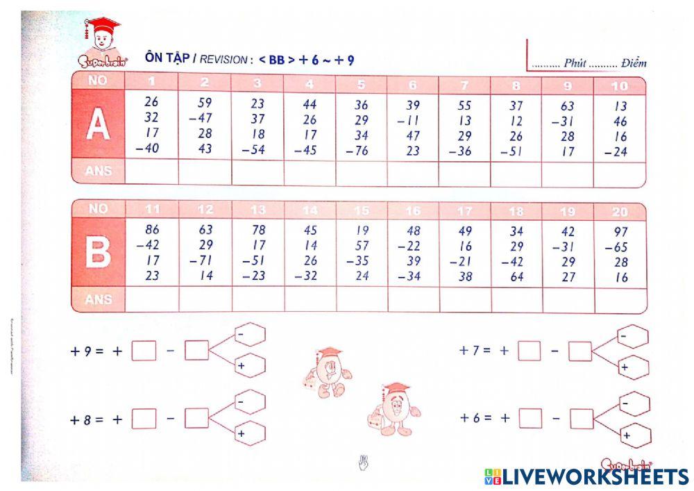 F2 P3 On B6 B9 Worksheet Live Worksheets