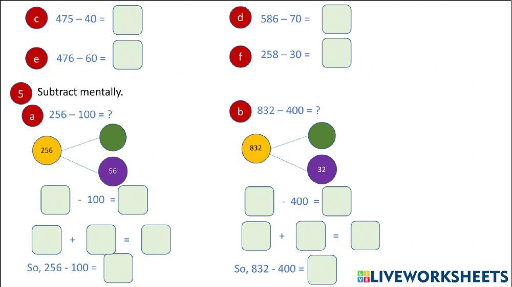 13.11.21 yr2 maths online exercise for | Live Worksheets