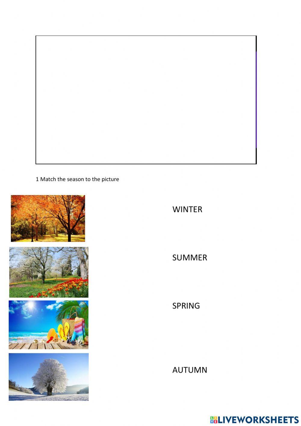Seasons | Patrycja99999 | Live Worksheets