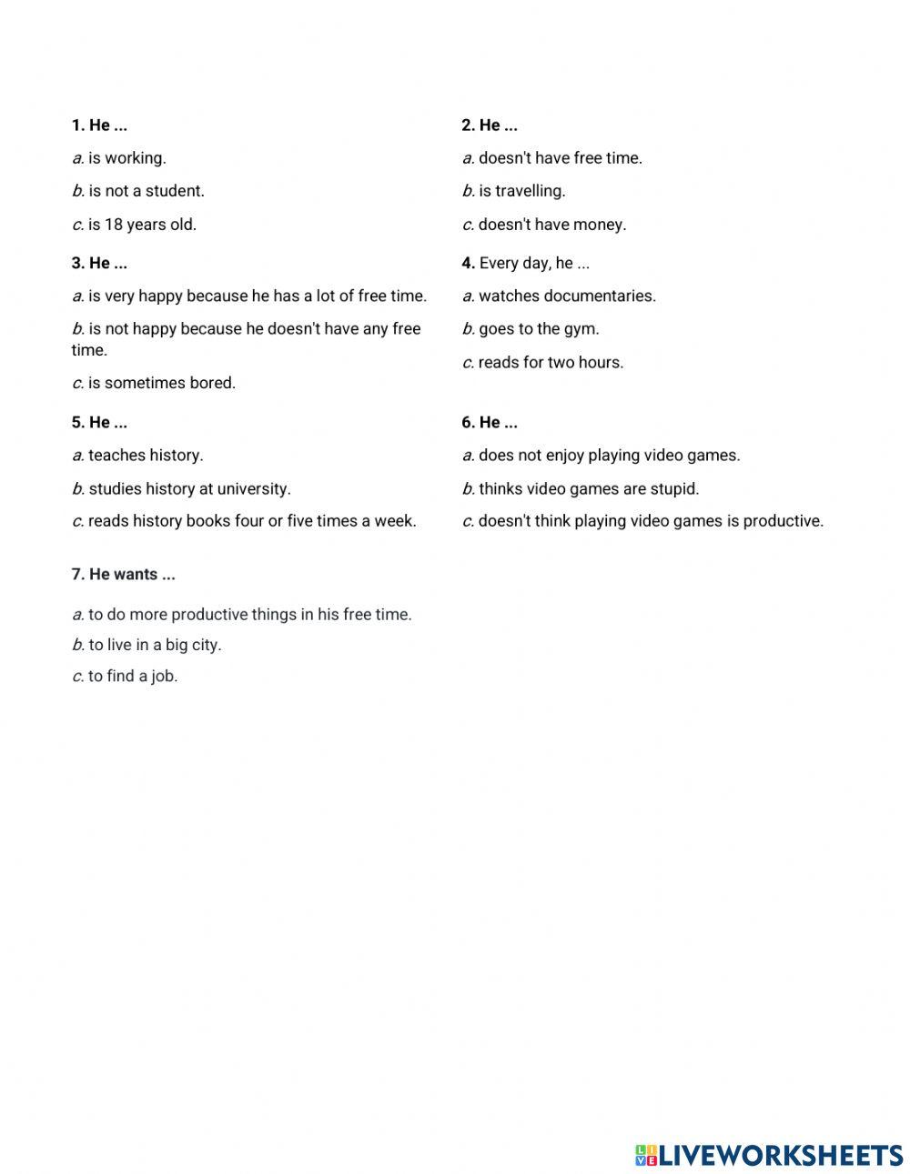 6774178 | PRESENT SIMPLE,CONTINUOUS AND PERFECT TENSES