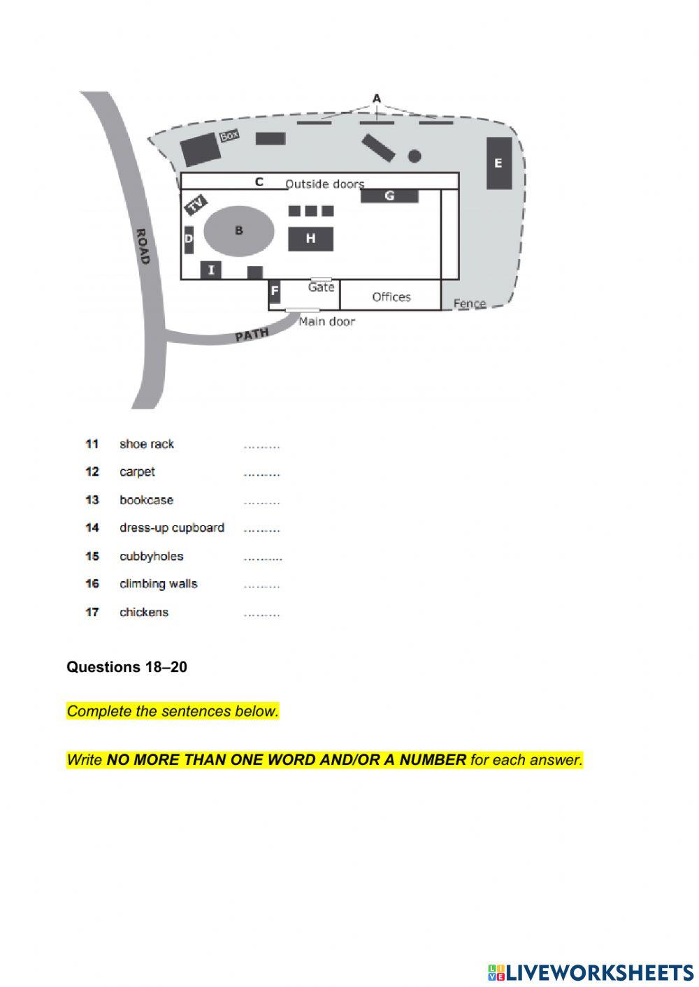 MINI TEST 5 FOR IELTS worksheet | Live Worksheets