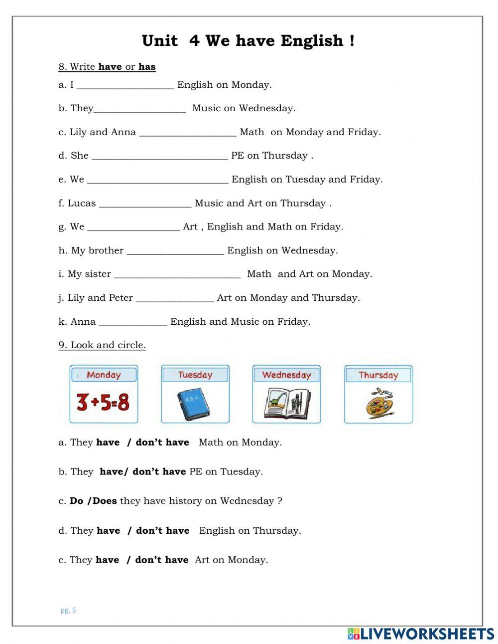 Grade 4 interactive worksheet for 4 | Live Worksheets