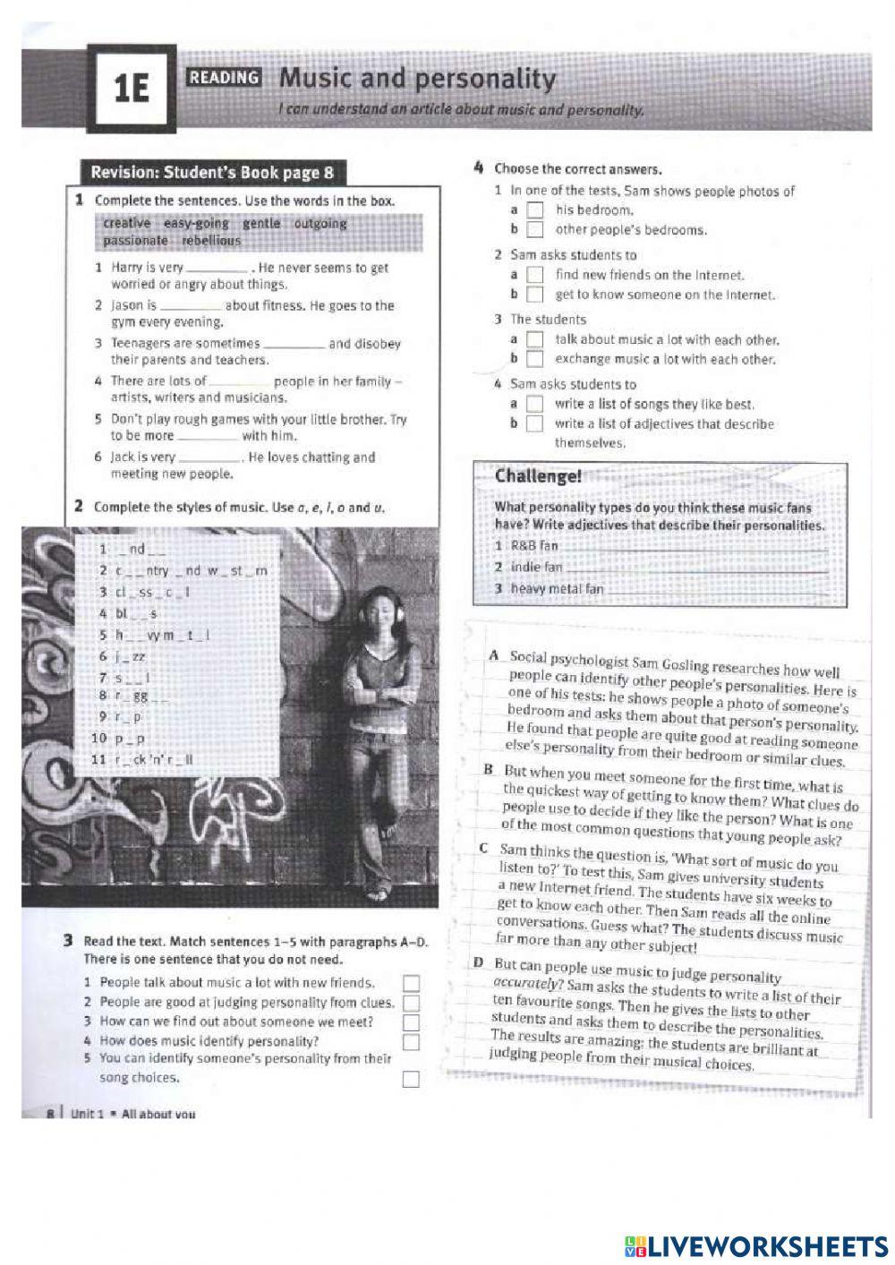 Music and Personality 1351 | ekaterinakiselyova77