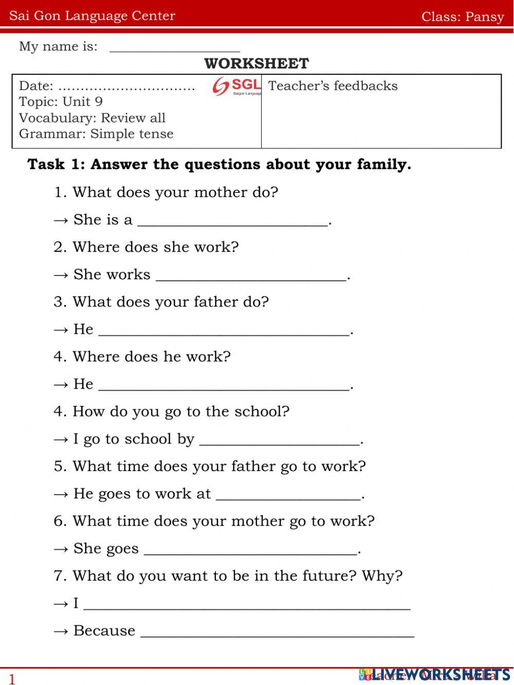 Where does she … | Free Interactive Worksheets | 1638068