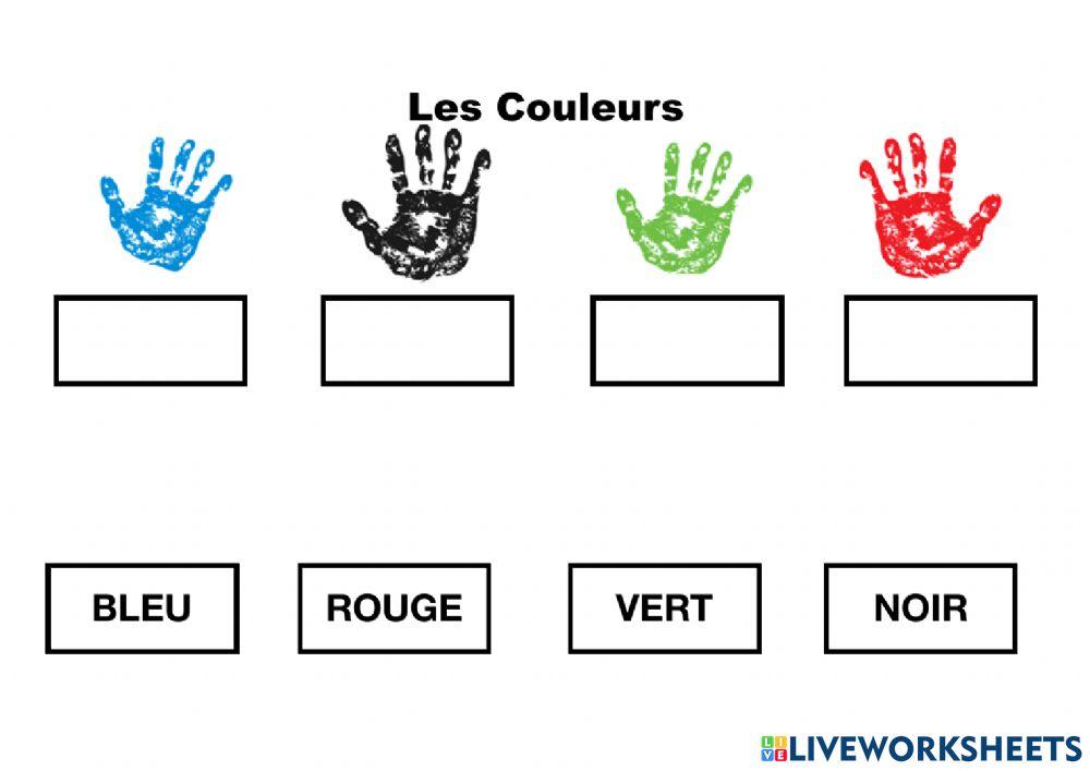 Colori Francese online exercise for | Live Worksheets