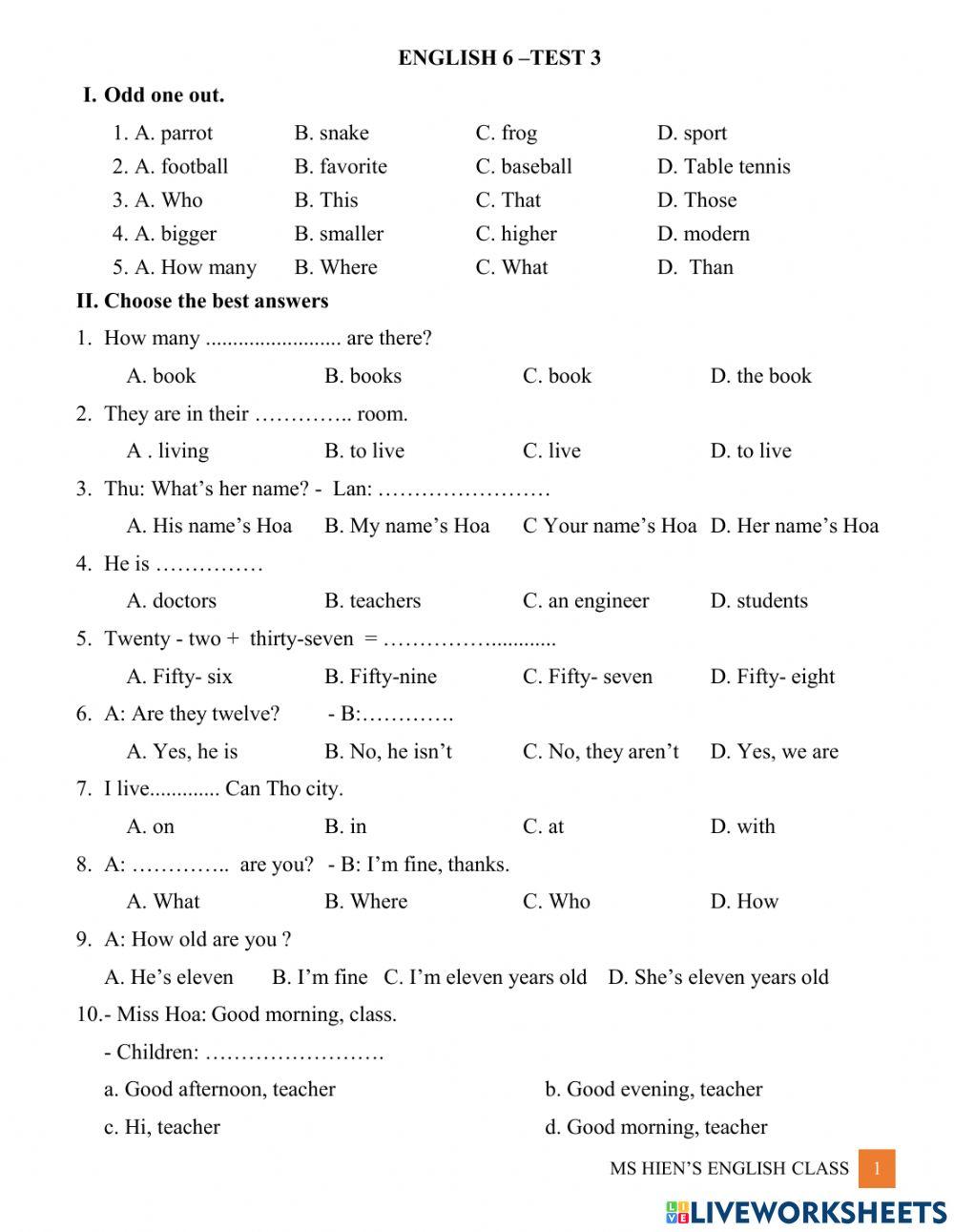 G6- Midterm 1-2… | Free Interactive Worksheets | 1638797