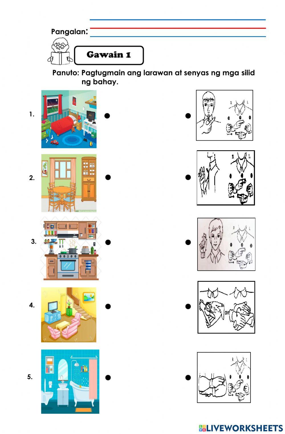 Mga Bahagi Gamit At Gawain Sa Bahay Poster Kinder Twinkl 49 Off