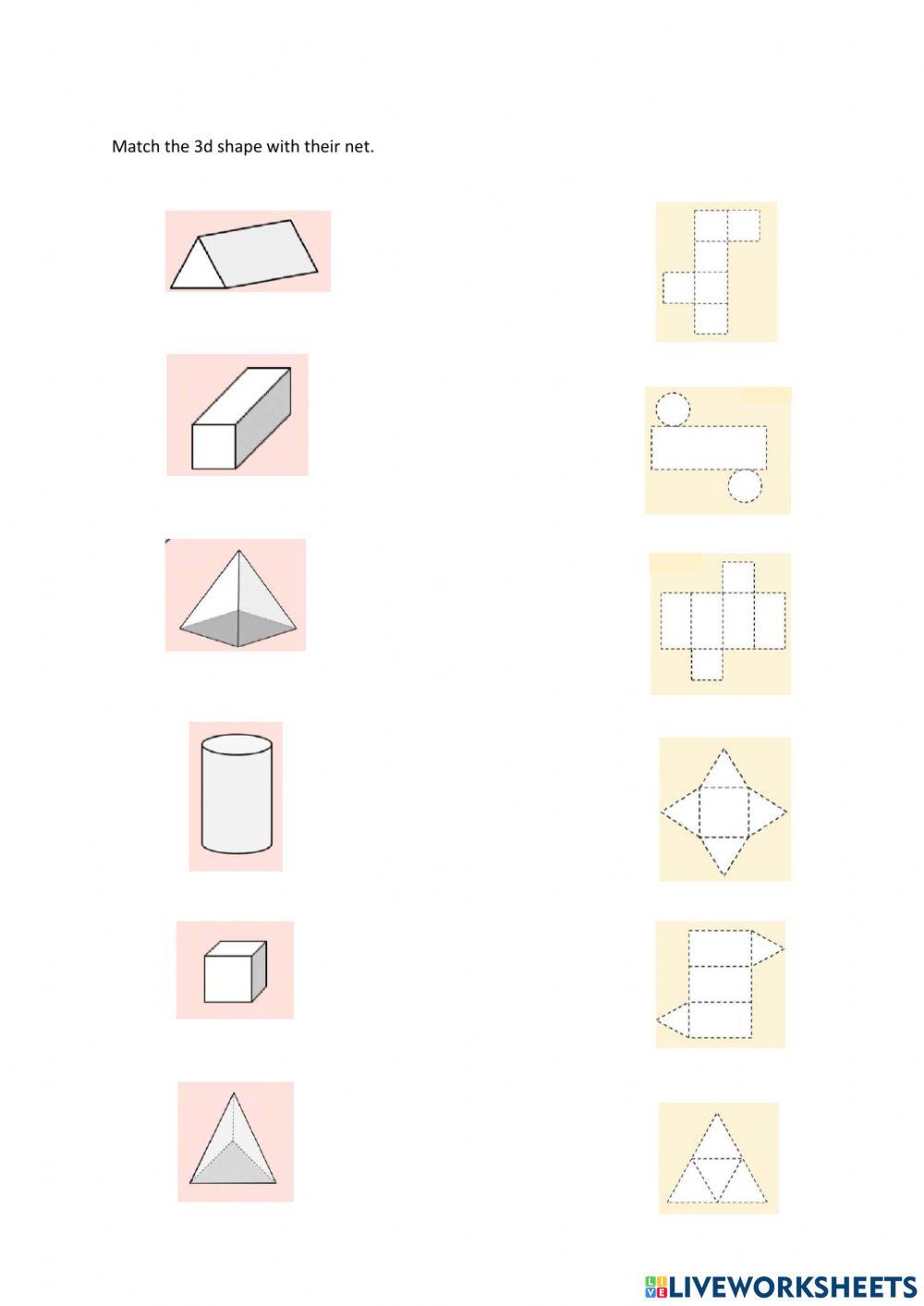 SHAPES YEAR 3 online exercise for | Live Worksheets