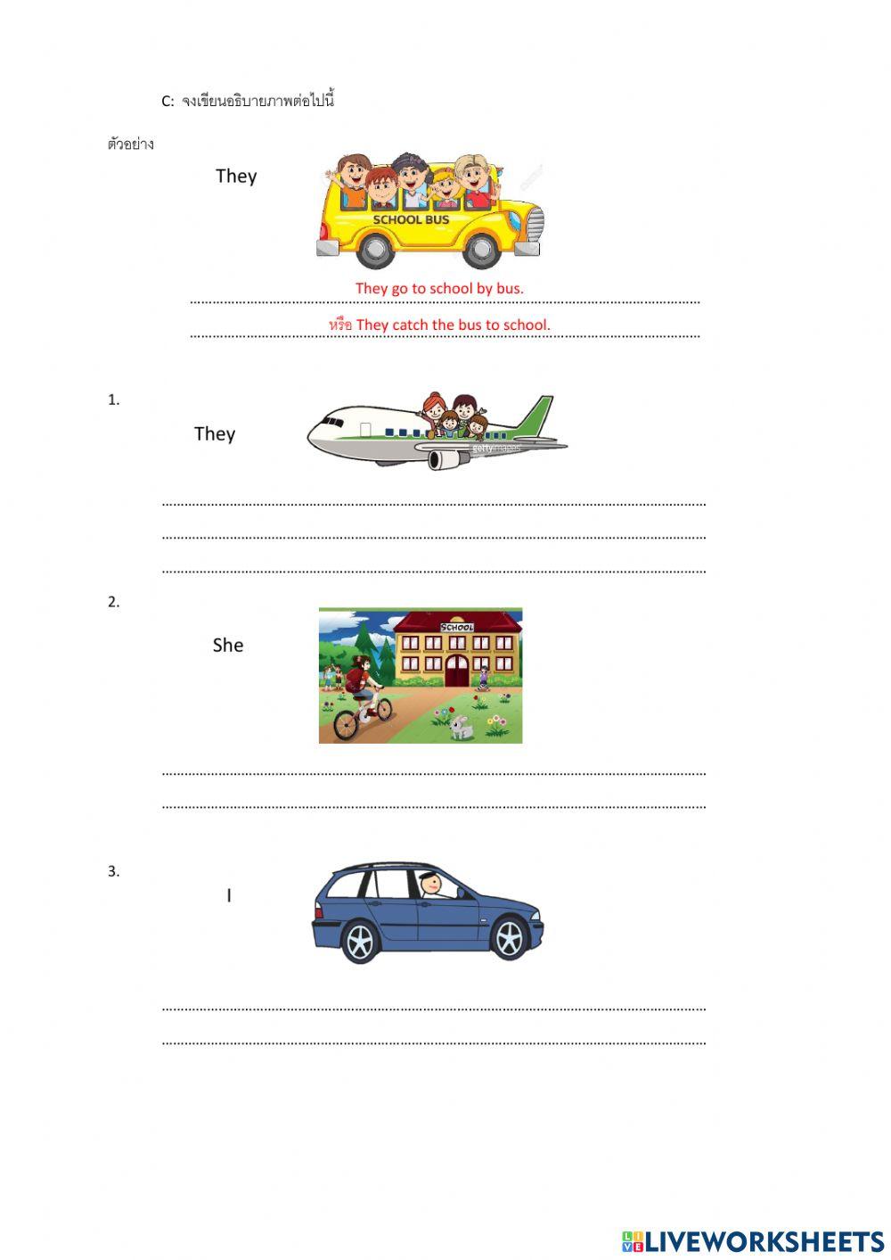 Transports online exercise for | Live Worksheets