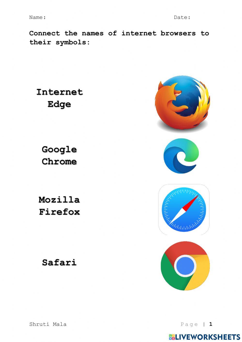 Internet Browsers Names
