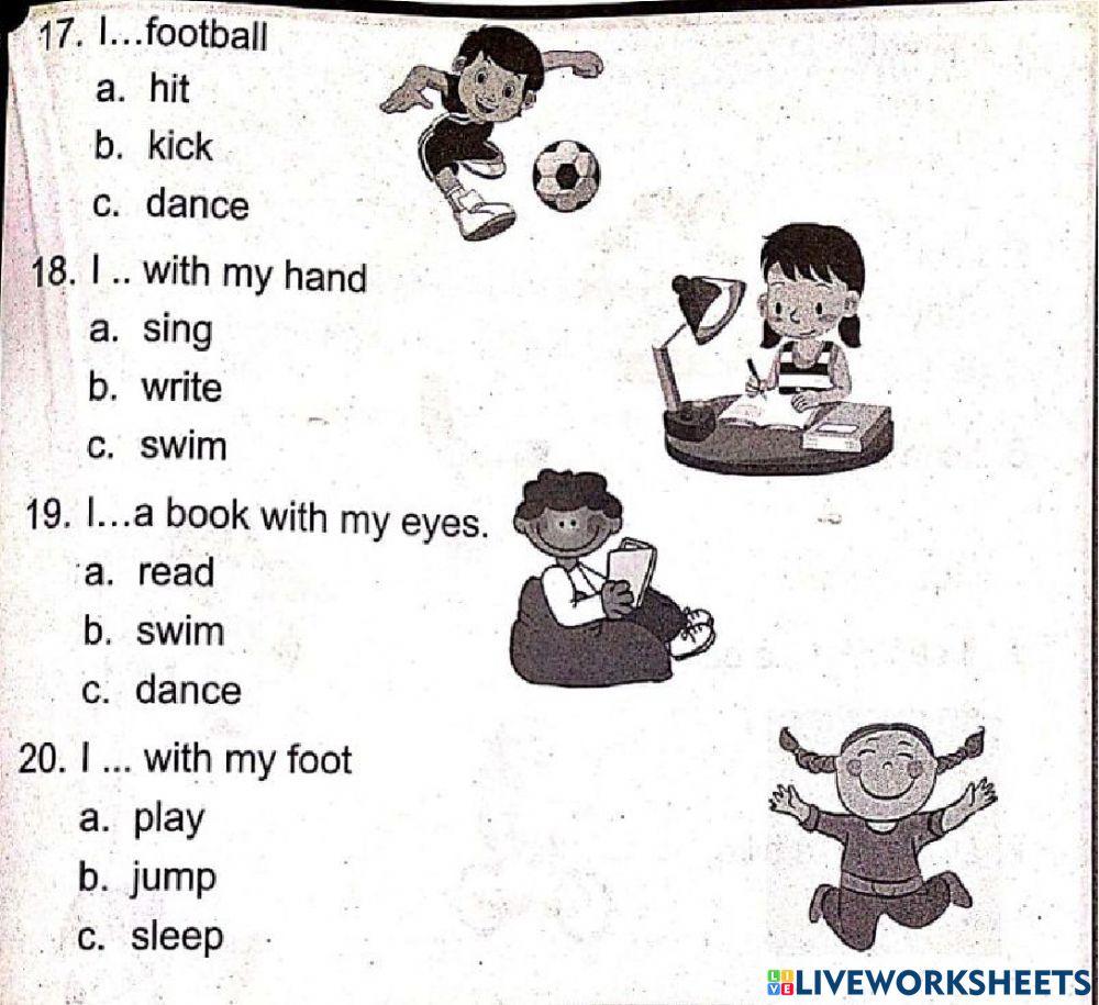 Bahasa inggris interactive activity for 1 | Live Worksheets