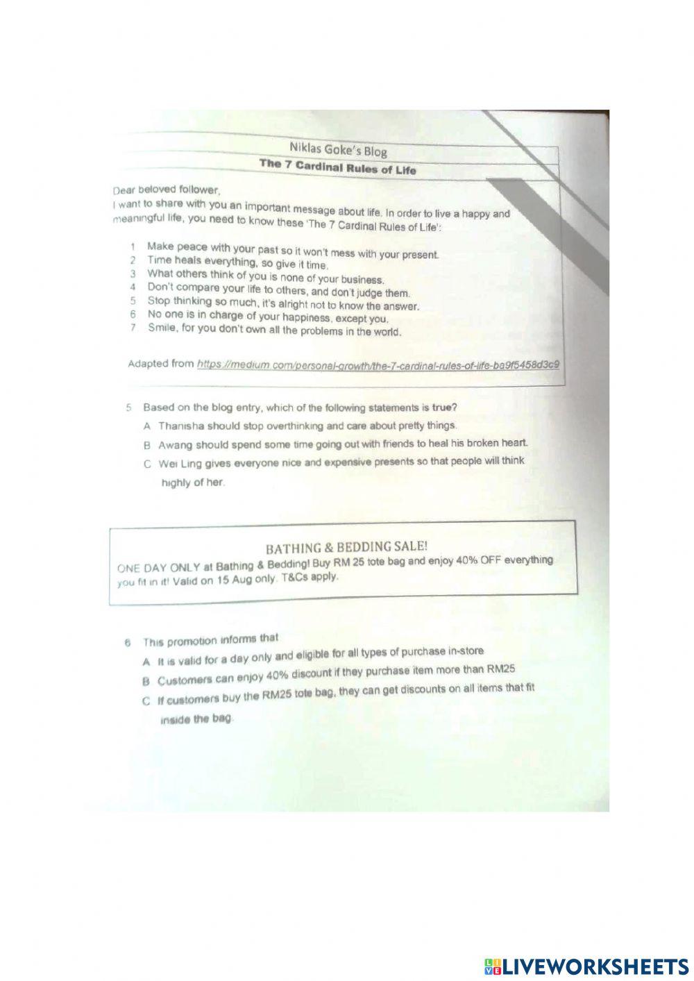 Revision for trials paper 1 1644267 | Banu Priya