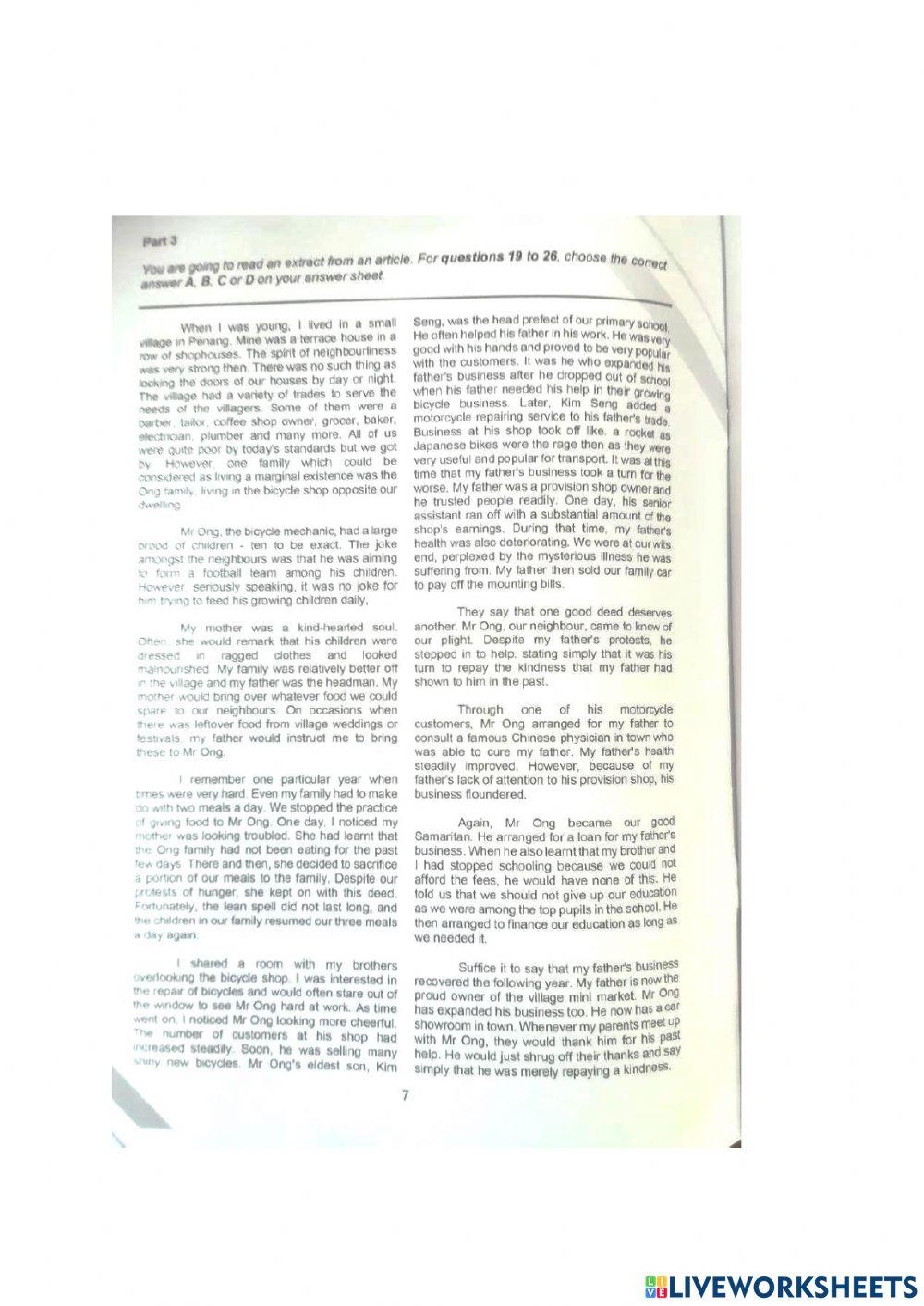 Revision for trials paper 1 1644267 | Banu Priya