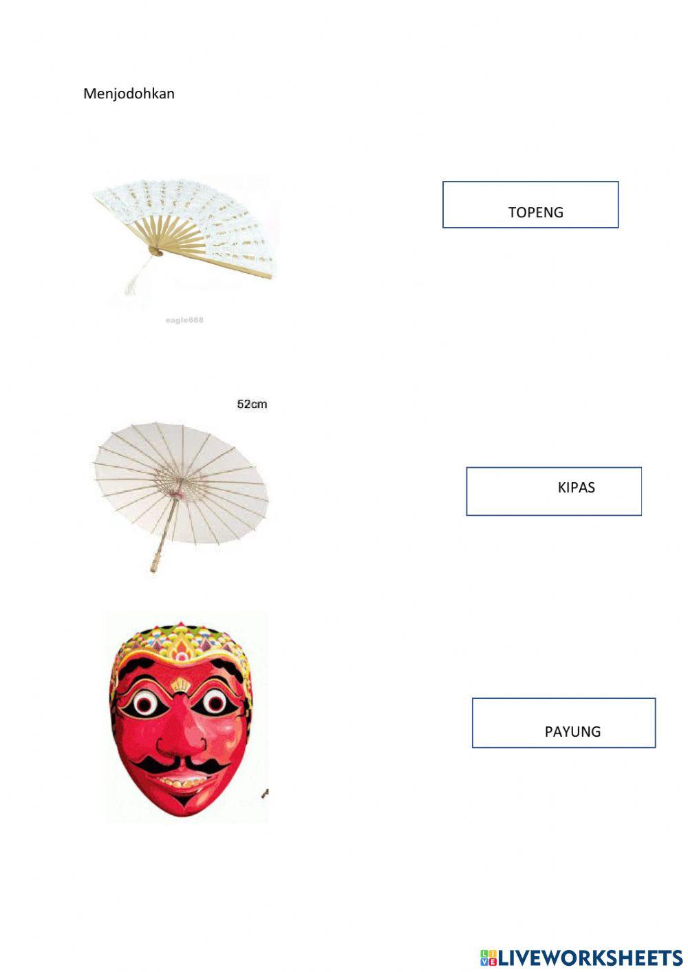 Seni budaya online pdf worksheet | Live Worksheets