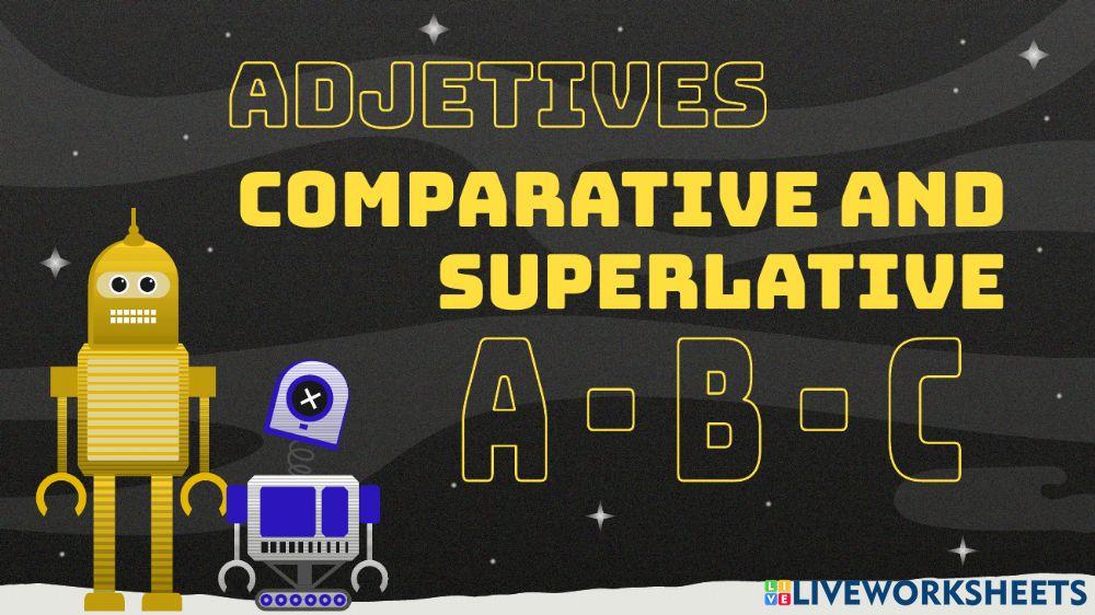 Adjetives free online worksheet | Live Worksheets