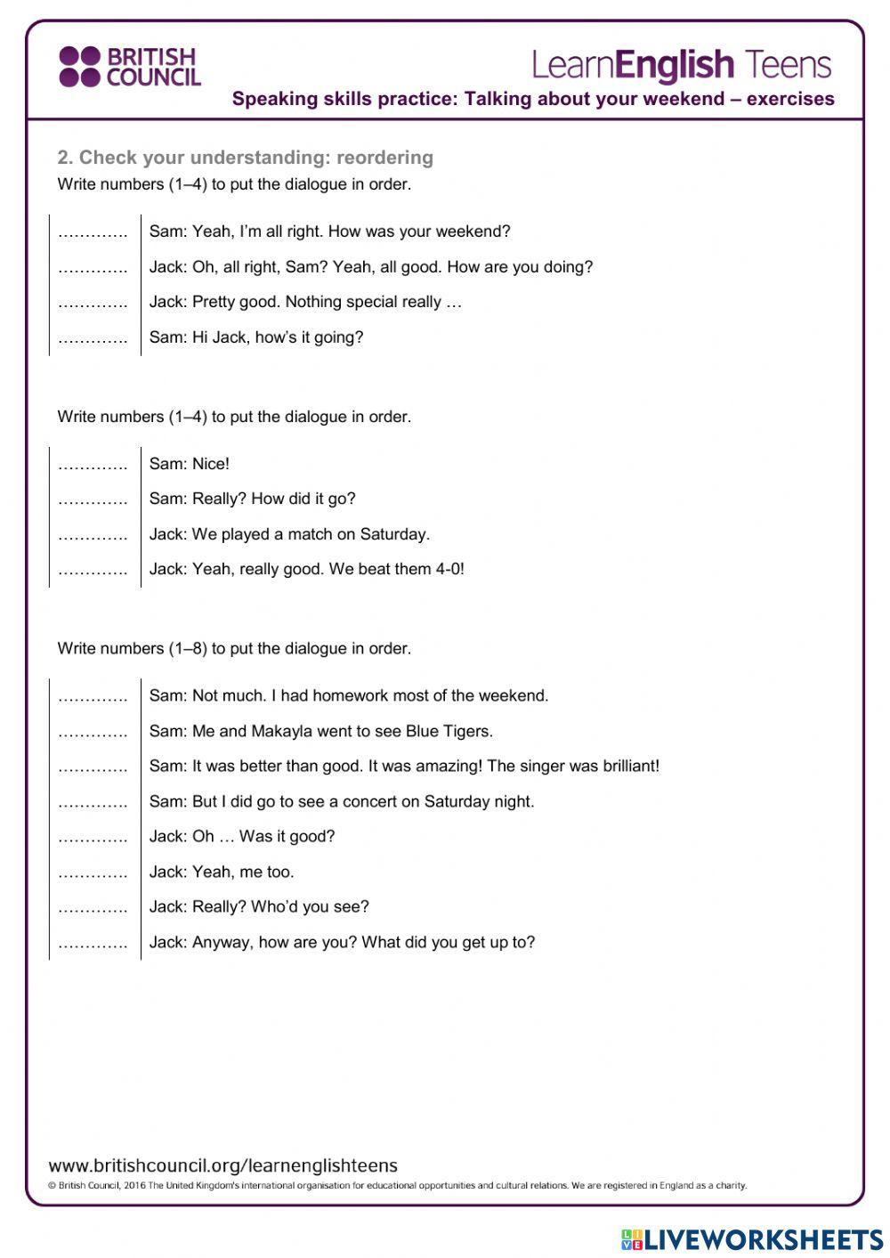 Talking about your weekend 4032175 | sherwin_acu4 | Live