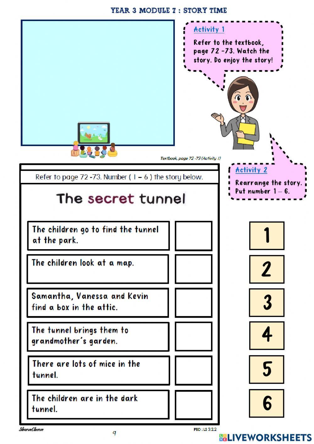 1644926 | Year 3 Module 7 : Story Time | SharonCheron