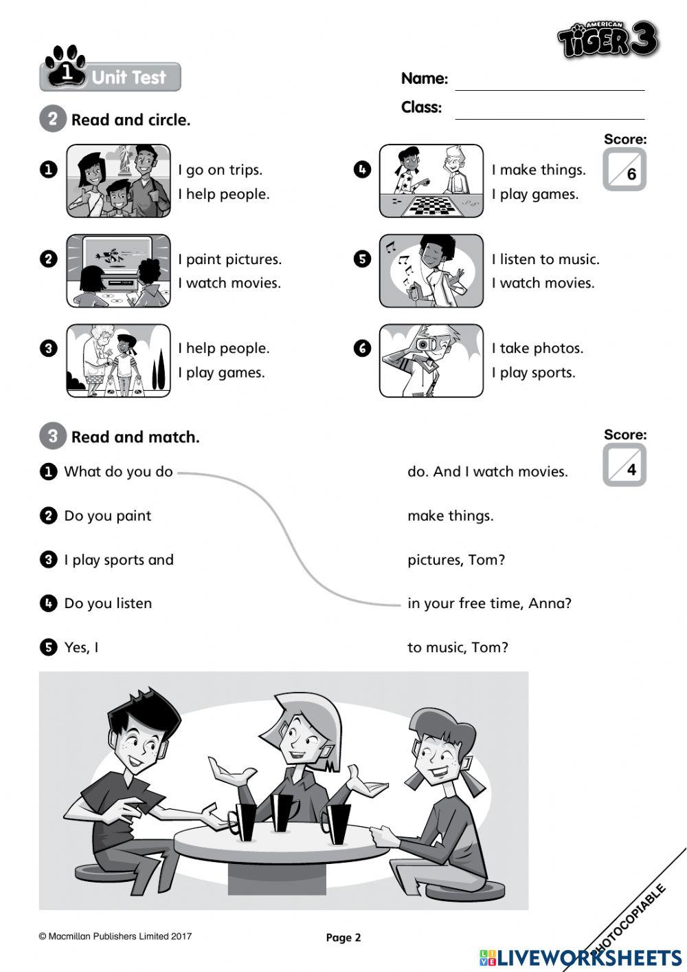 What do you do in your free time? exercise | Live Worksheets