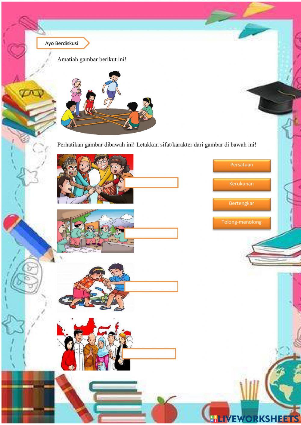 Kelas 6 Tema 2 Subtema 1 worksheet | Live Worksheets