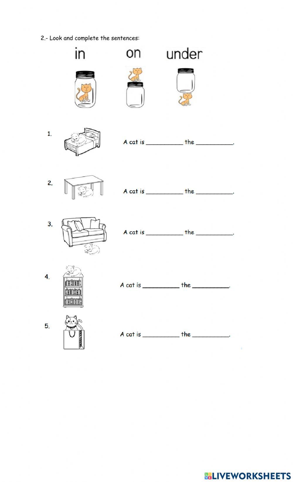 Activity 2nd grade - Objects of the house online exercise for | Live ...