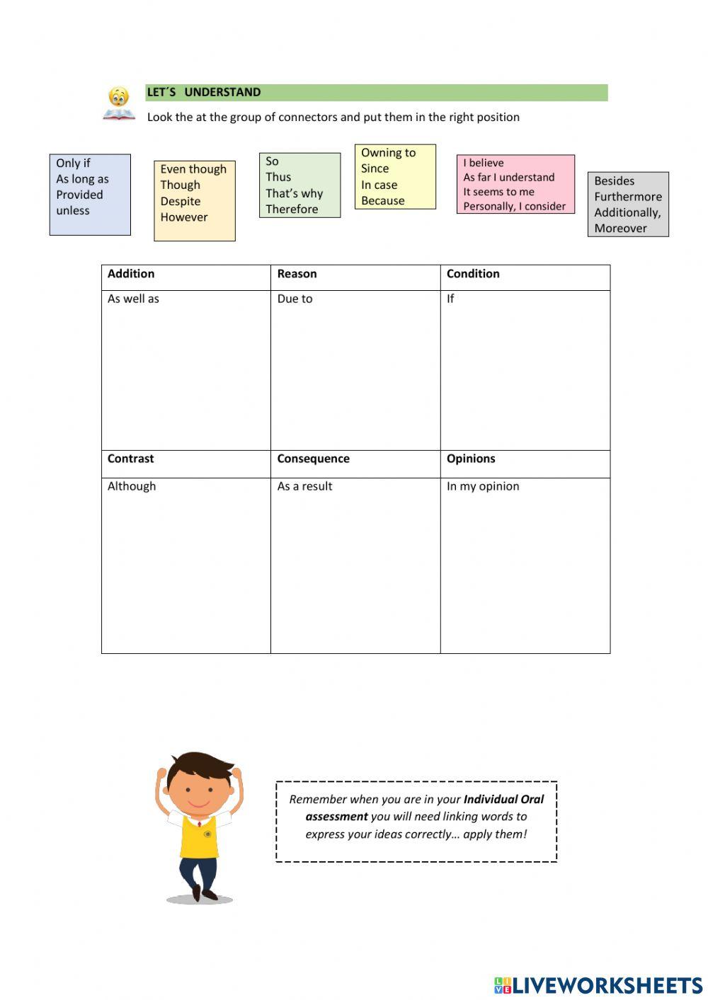 Connectors 1648098 | MIGUEL_ACHATA2 | Live Worksheets