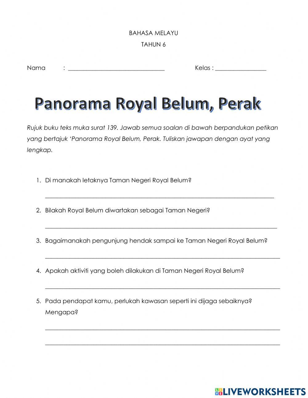 Panorama Royal … | Free Interactive Worksheets | 1648426