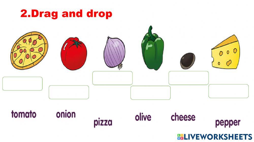 6776828 | PIZZA TOPPINGS | PAMELA GUM | LiveWorksheets