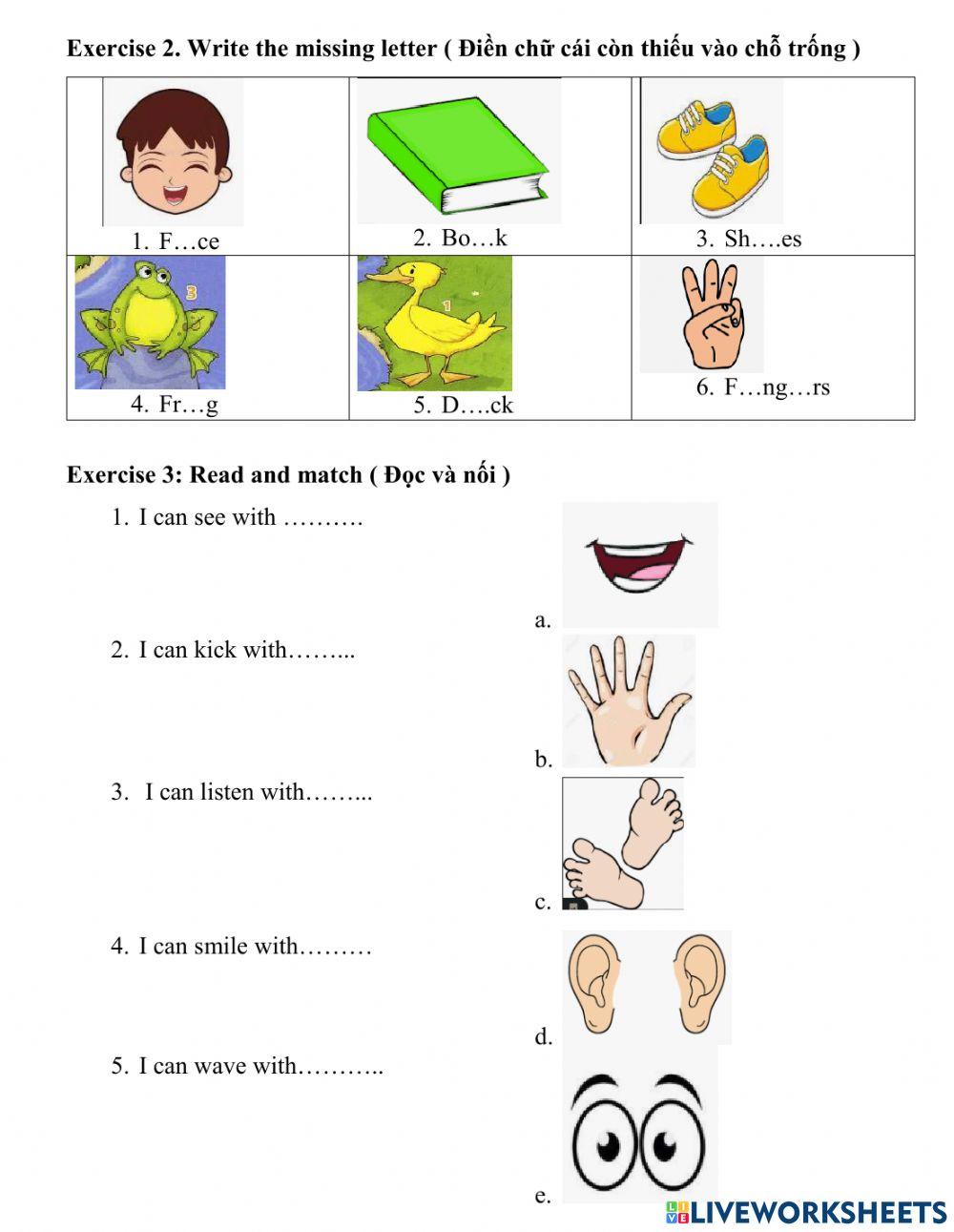 Pdf online activity: Starters | Live Worksheets