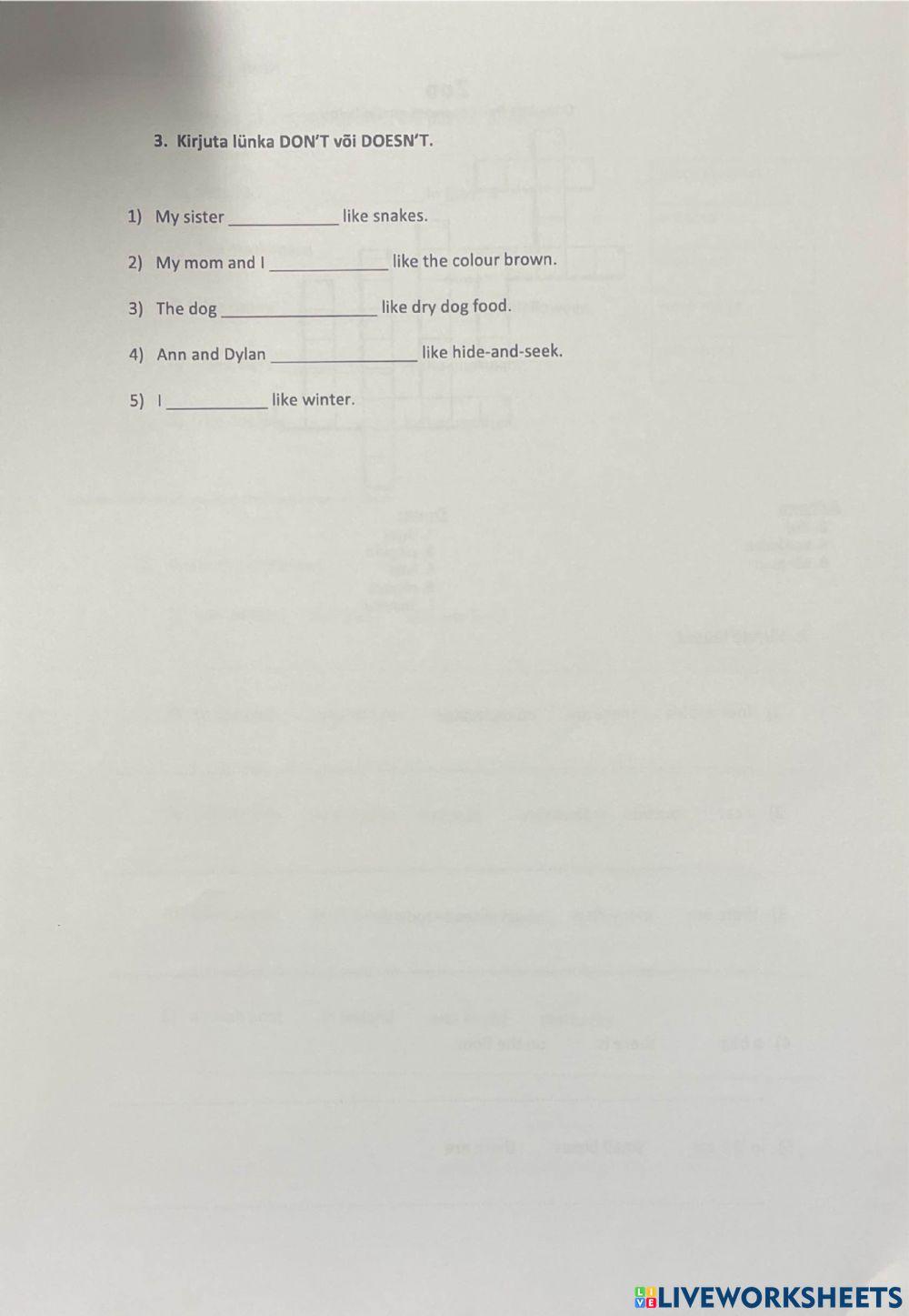 Wb exercises te… | Free Interactive Worksheets | 1649546