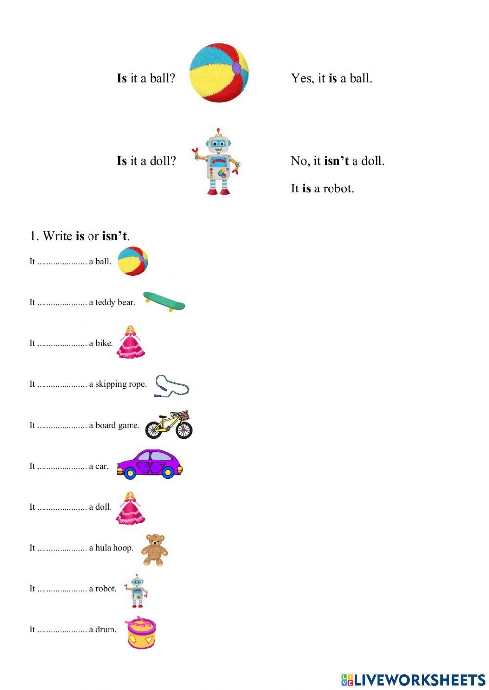 Listening and Writing - to be worksheet | Live Worksheets