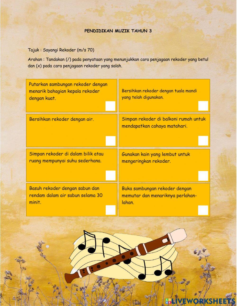 Latihan cara penjagaan rekoder 1649937 | am1rulshaf1q