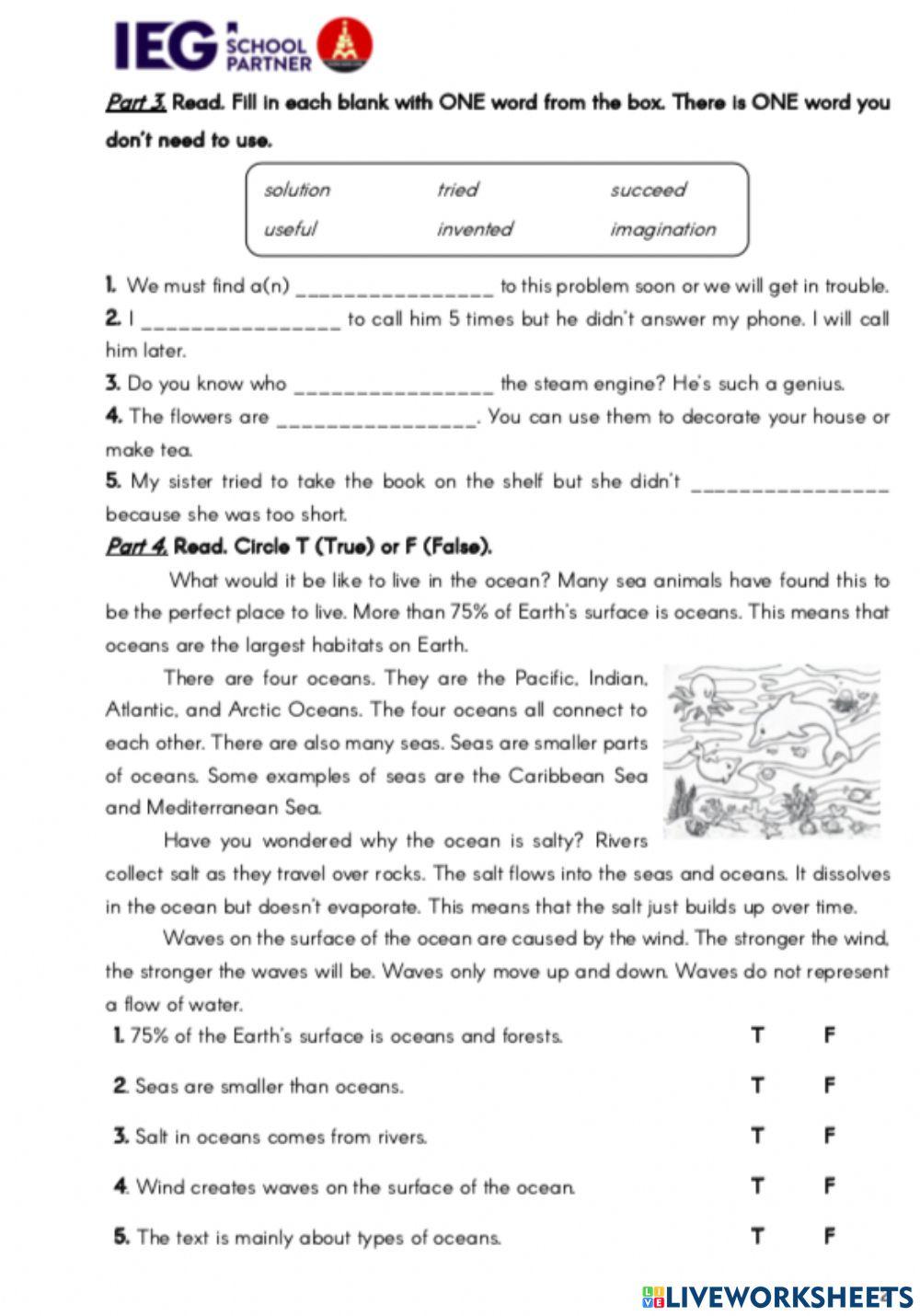 g5 revision worksheet | Live Worksheets