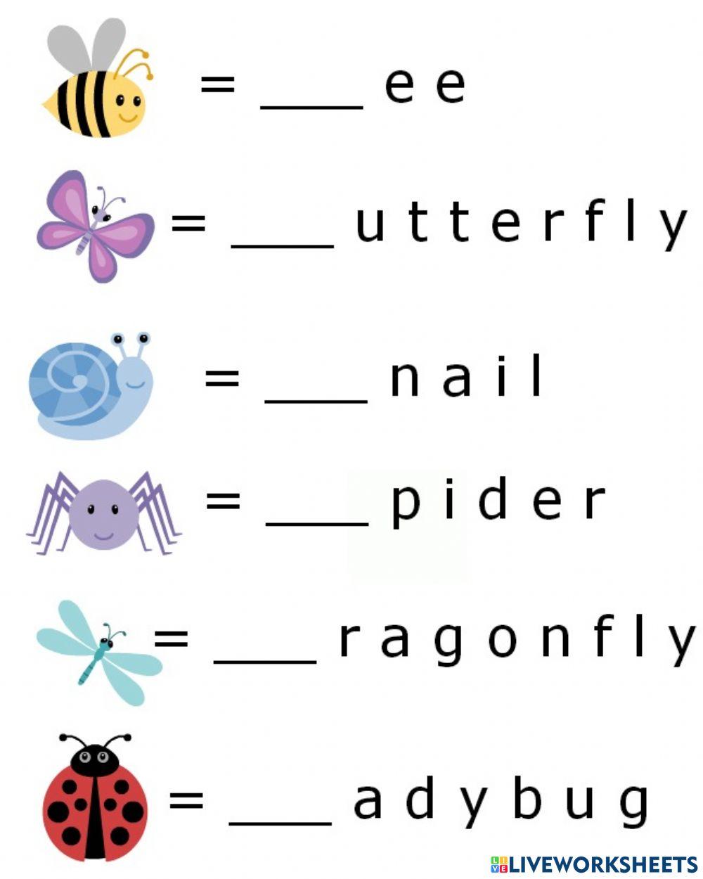 letter online exercise for | Live Worksheets