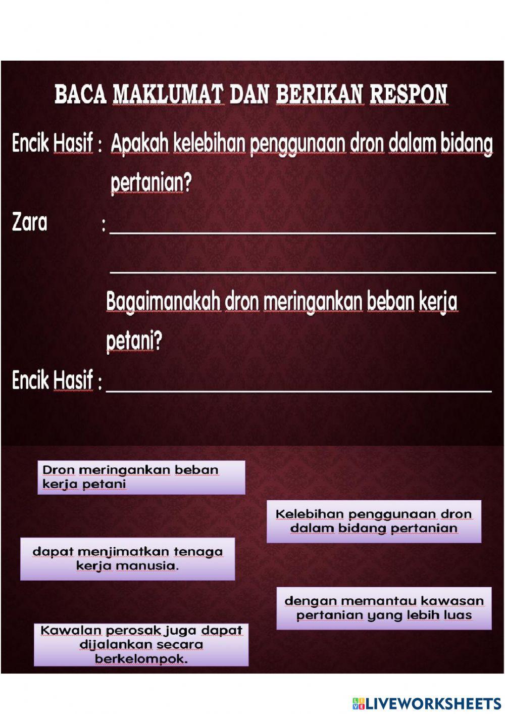 Kreatifnya Petani Kita | nuraniyah | Live Worksheets