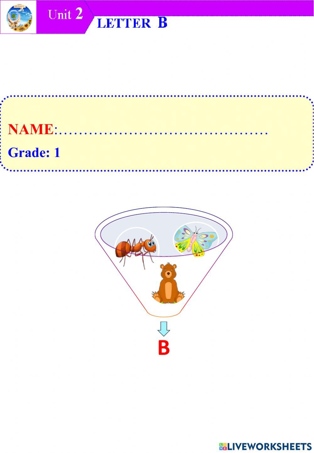 Unit 2 B (g1) | Free Interactive Worksheets | 1652775