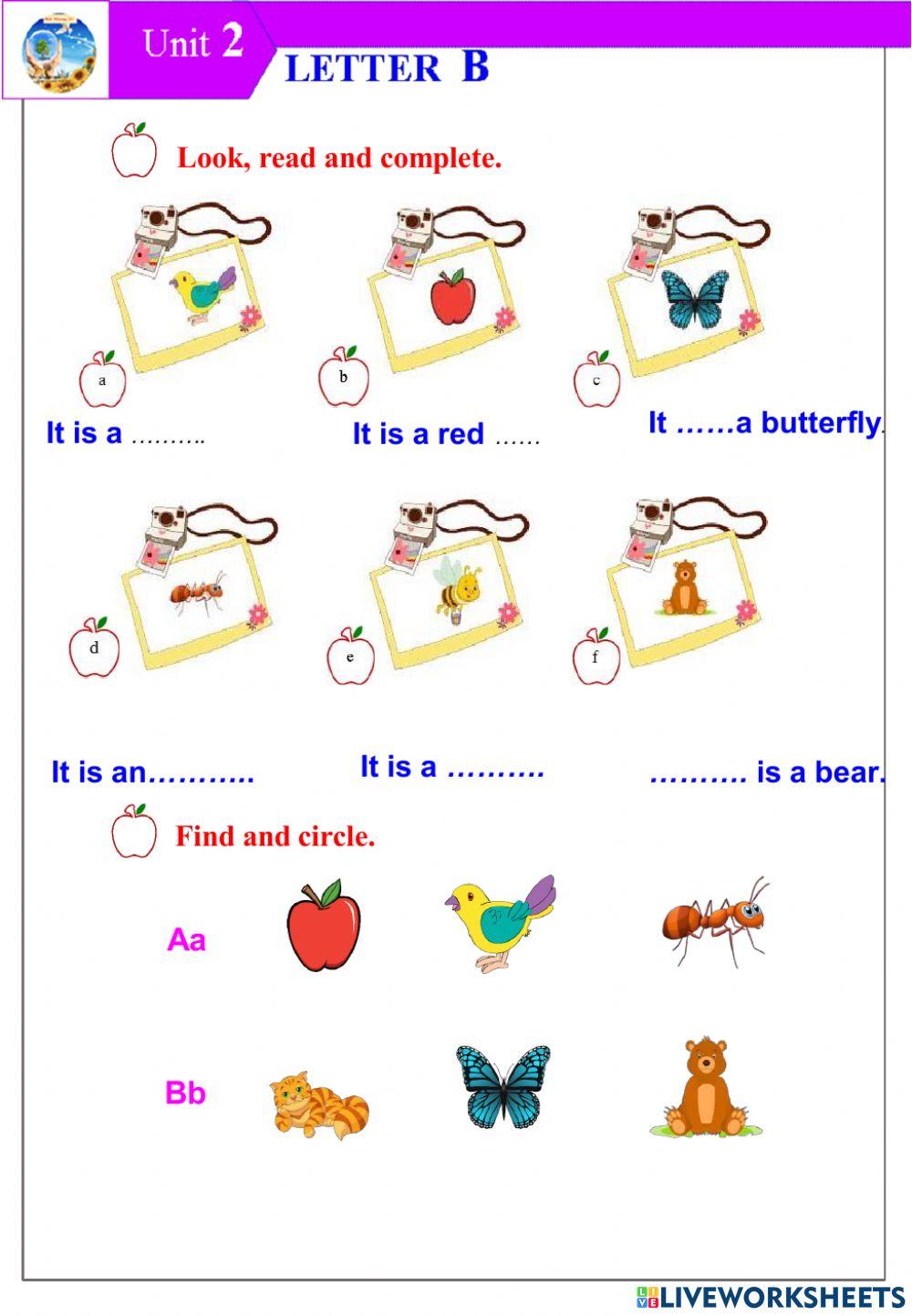 Unit 2 B (g1) | Free Interactive Worksheets | 1652775