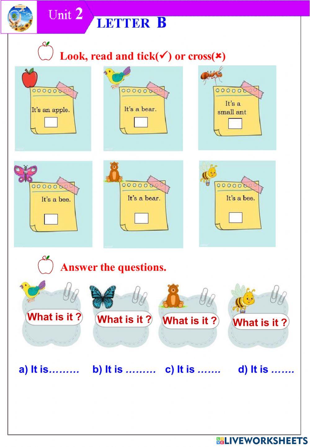 Unit 2 B (g1) | Free Interactive Worksheets | 1652775