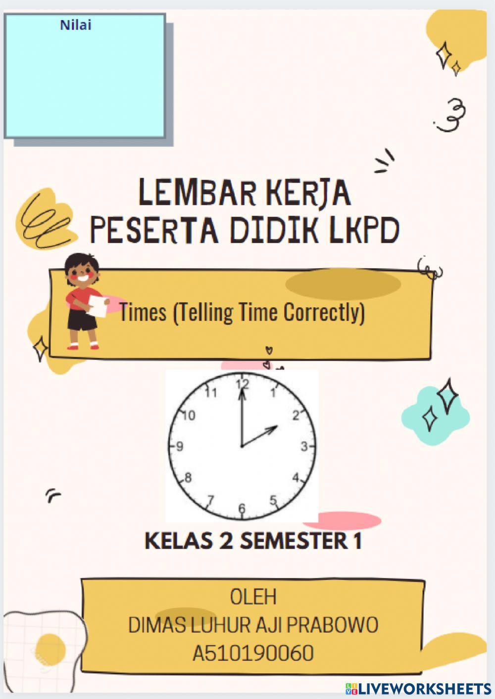 Lkpd online exercise for 2 | Live Worksheets