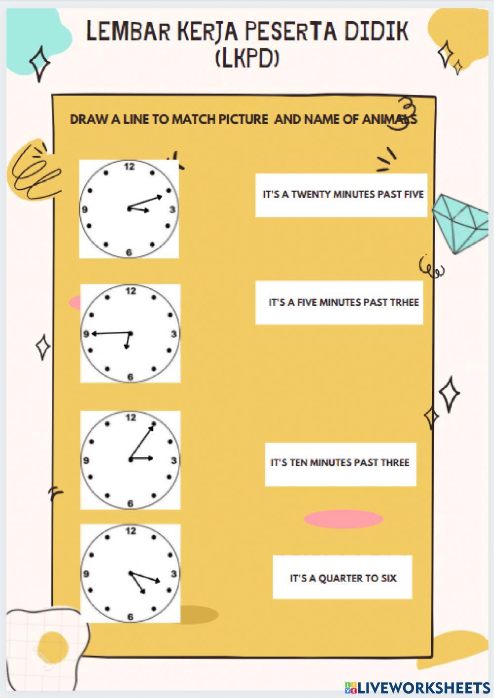 Lkpd online exercise for 2 | Live Worksheets