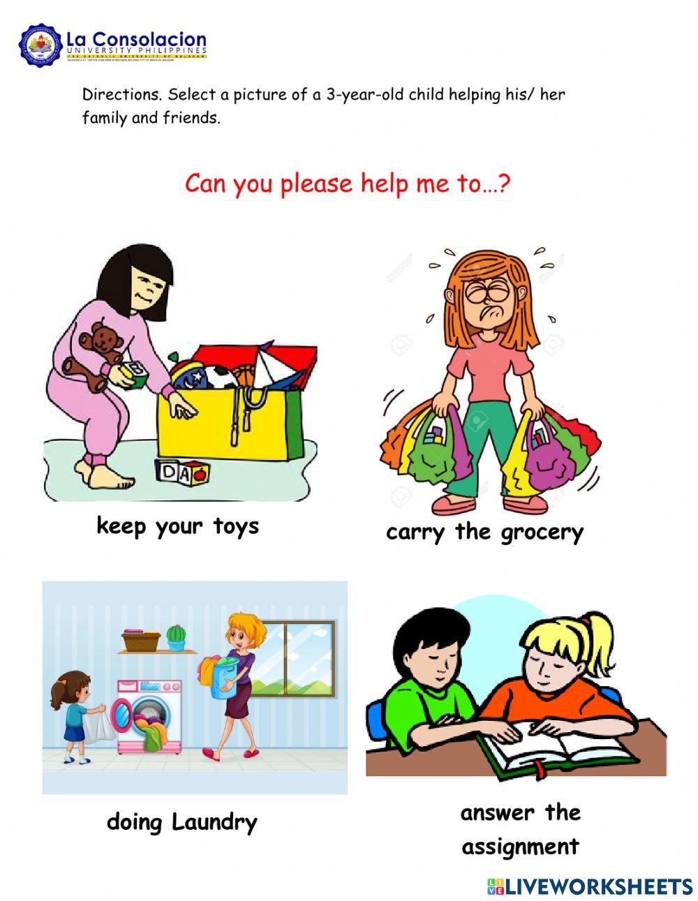 Can I help you? exercise | Live Worksheets