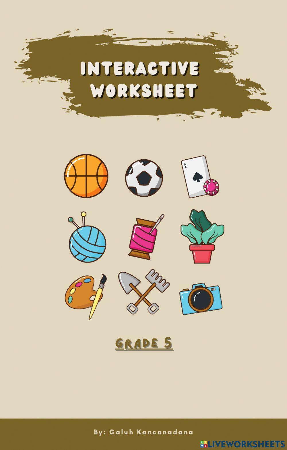 Interactive worksheet 1653958 | Galuh Kancanadana | Live