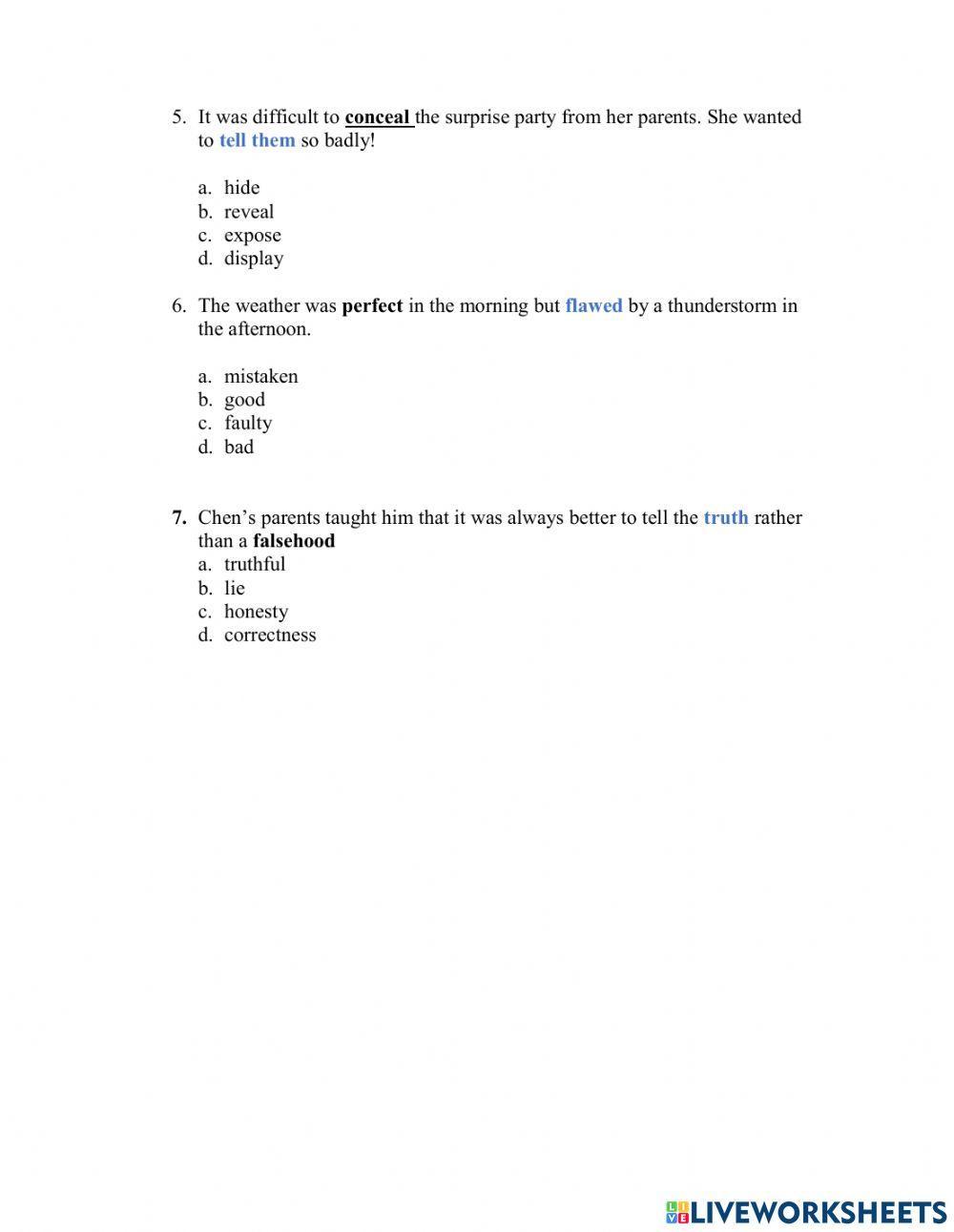 1653994 | Antonyms Context Clues | andrade2