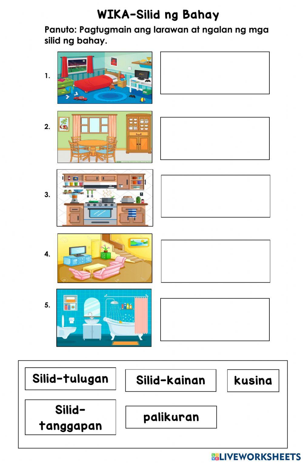 Mga Silid Sa Bahay B Worksheet Riset | Porn Sex Picture Mga Silid Sa Bahay B Worksheet Riset | Porn Sex Picture