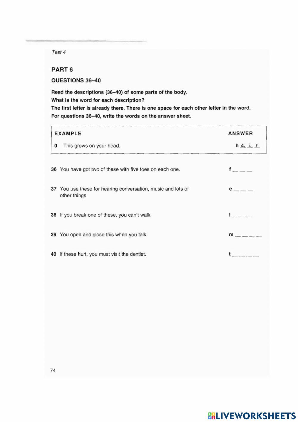24.11.21-Gold A2-Unit 1+2 - Revision (Part 2) worksheet | Live Worksheets