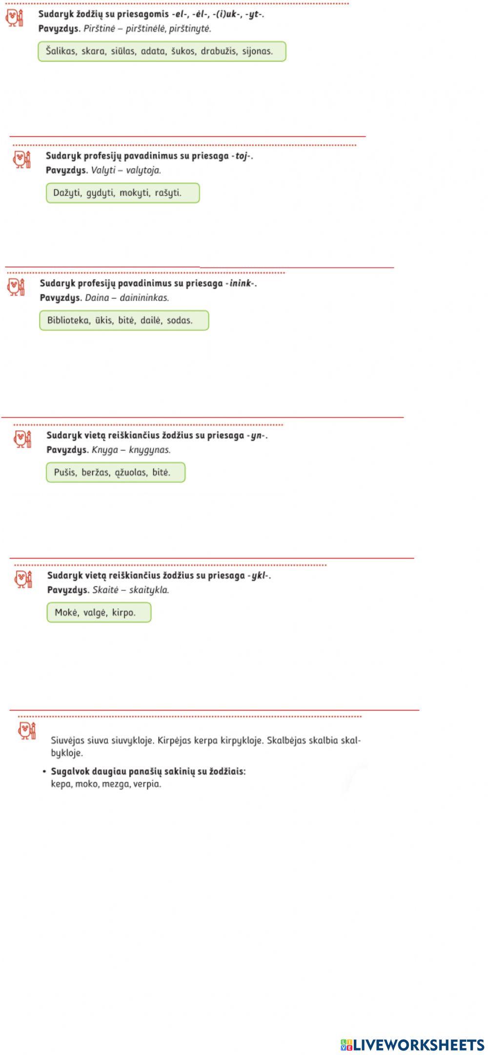 Priesagos online exercise for | Live Worksheets