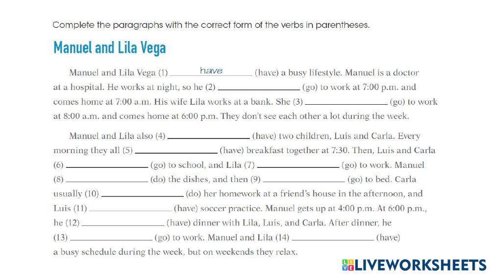 Present Simple … | Free Interactive Worksheets | 1655551