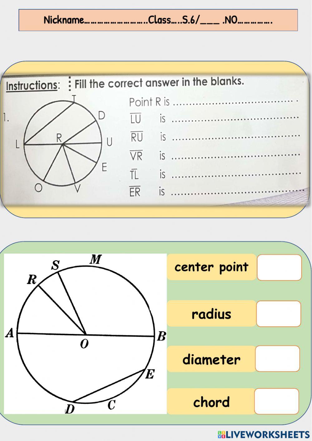 CIRCLE P6 3948790 | vicky0000 | LiveWorksheets