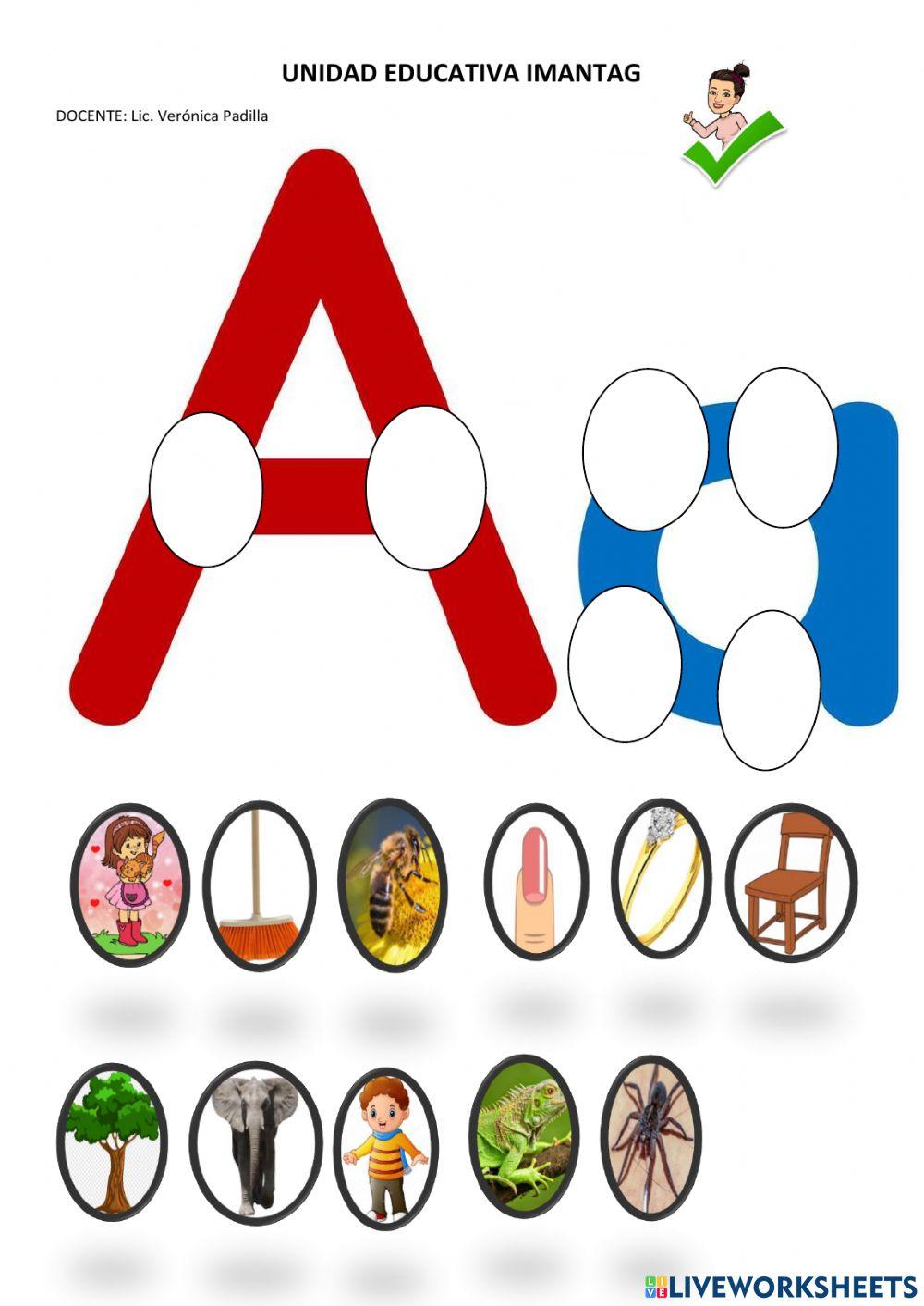 VOCAL A a | Live Worksheets